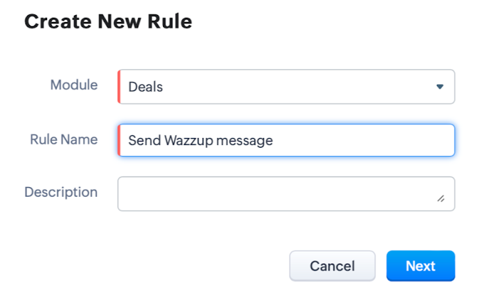 How to send automatic messages to WhatsApp from Zoho CRM - Wazzup Knowledge base